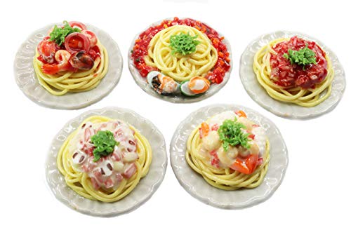 ThaiHonest Mixed 5 Assorted Spaghetti Dollhouse Miniature Food,Tiny Food