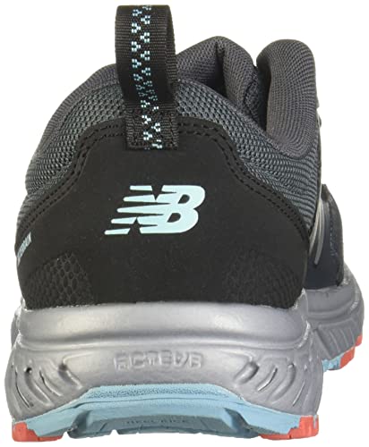 New Balance Women's 510 V5 Trail Running Shoe, Gunmetal/Wax Blue/Wax Blue, 8.5