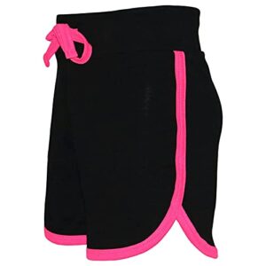 Kids Girls Shorts 100% Cotton Dance Gym Sports Summer Hot Short Pants 5-13 Years