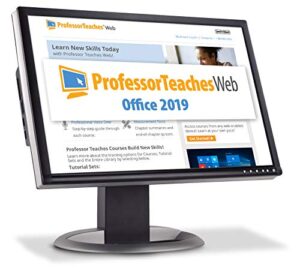 professor teaches web - office 2019 - annual subscription [pc online code]