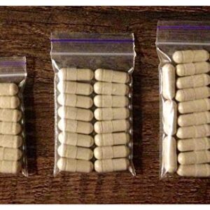 300 Pcs Small Bags for Jewelry - 2 Mil Clear Reclosable Poly Zipper Bags Sizes 1.5" x 2.3", 2" x 2.7", 2.4" x 3" for Pills, Vitamins