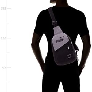 PUMA EVERCAT SIDEWALL SLING BACKPACK, One Size, Heather Grey