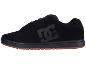 dc gaveler casual low top skate shoes sneakers black/gum 11 d (m)