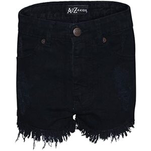 kids girls shorts bermuda skinny ripped jeans hot pants summer denim chino short