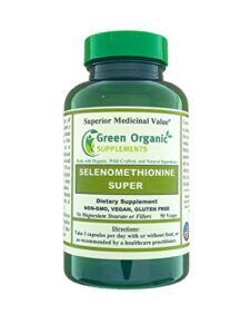 selenium, seleno-methionine, 90 vcaps, high absorbable, non-gmo, gluten-free (single)