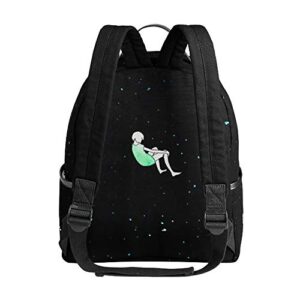 Lightweight Christmas Art Backpack Waterproof Book Bag for Men Women