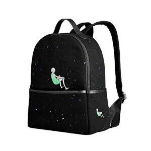 Lightweight Christmas Art Backpack Waterproof Book Bag for Men Women