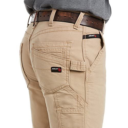 Ariat Male FR M4 Relaxed Workhorse Boot Cut Pant Khaki 50W x 30L