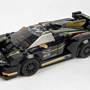 LEGO Speed Champions Lamborghini Urus ST-X and Lamborghini Huracán Super Trofeo EVO 76899 Building Kit (663 Pieces)