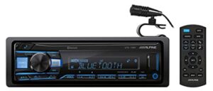 alpine ute-73bt digital media advanced bluetooth car receiver w/aux/usb+remote