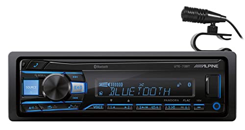 ALPINE UTE-73BT Digital Media Advanced Bluetooth Car Receiver w/AUX/USB+Remote