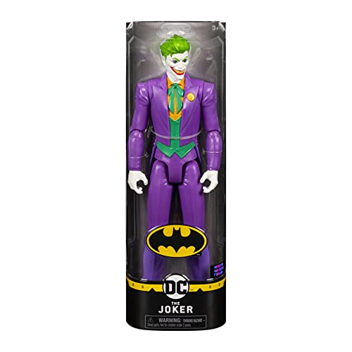 DC Comics, 12-inch The Joker Action Figure, Kids Toys for Boys and Girls Ages 3 and Up