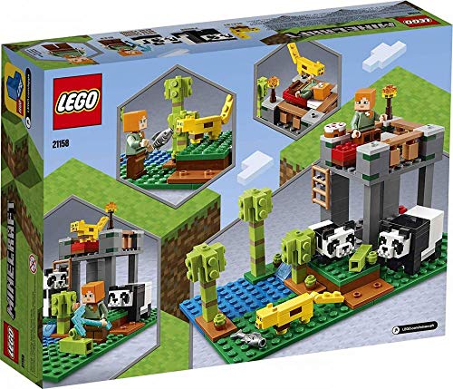 LEGO Minecraft The Panda Nursery 21158 Construction Toy for Kids, Great Gift for Fans of Minecraft and Pandas (204 Pieces)