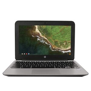 hp chromebook 11 g4 11.6 inch laptop, celeron n2840 2.16ghz, 2gb ddr3l, 16gb emmc ssd, wifi, bt, usb 3.0, hdmi, chrome os(renewed)