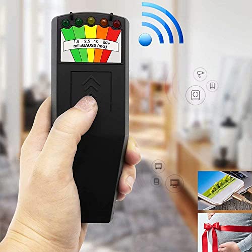 JahyShow LED EMF Meter Magnetic Field Detector Ghost Hunting Paranormal Equipment Tester Portable Counter