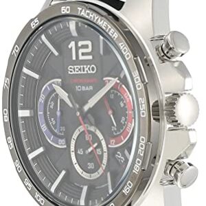 Seiko Quartz Watch SSB347P1 - Rubber Gents Quartz Chronograph