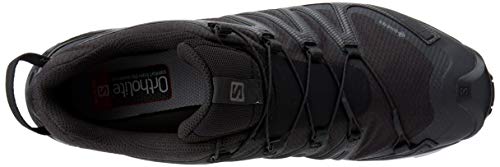 Salomon XA PRO 3D v8 Gore-TEX Trail Running Shoes for Men, Black/Black/Black, 9