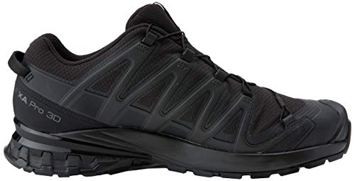 Salomon XA PRO 3D v8 Gore-TEX Trail Running Shoes for Men, Black/Black/Black, 9