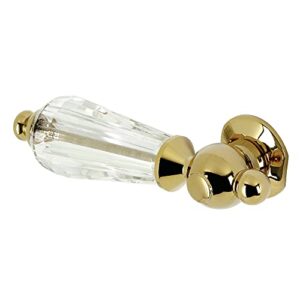 kingston brass ktwll2 wilshire toilet tank lever, polished brass 12.31 x 3.63 x 2.44