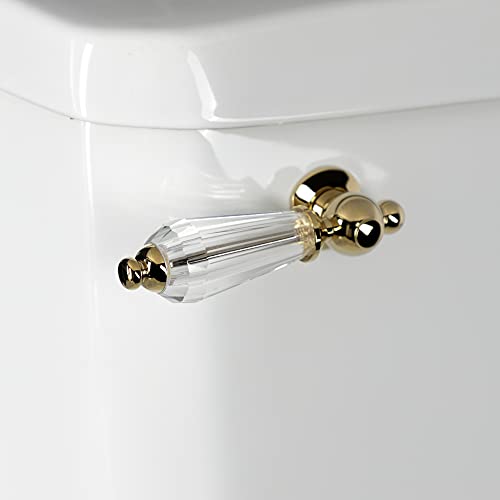 Kingston Brass KTWLL2 Wilshire Toilet Tank Lever, Polished Brass 12.31 x 3.63 x 2.44