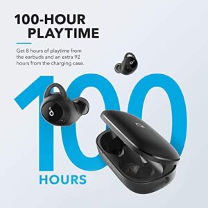 Soundcore Liberty True-Wireless Headphones, 100-Hour Playtime, Bluetooth 5 Wireless Earbuds, Graphene Driver Technology, Sweatproof True Wireless Earbuds,Smart AI, Stereo Handsfree Calls (Renewed) 