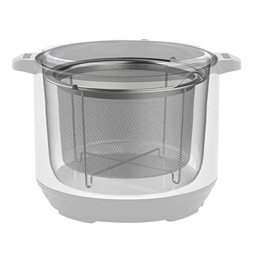 Instant Pot Official Large Mesh Steamer Basket, Stainless Steel, Round