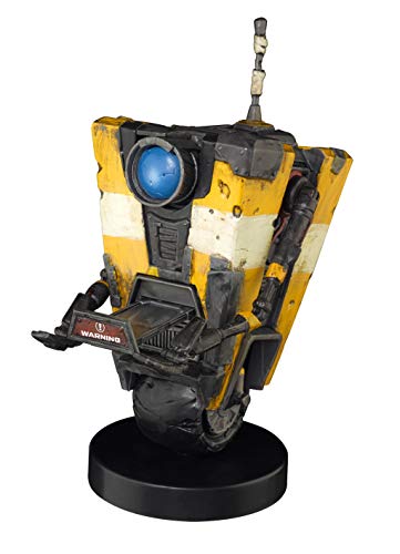 Exquisite Gaming: Borderlands 3: Claptrap - Original Mobile Phone & Gaming Controller Holder, Device Stand, Cable Guys, Gearbox Licensed Figure