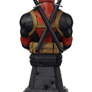 Exquisite Gaming: Marvel: Deadpool Plinth - Original Mobile Phone & Gaming Controller Holder, Device Stand, Cable Guys, Licensed Figure