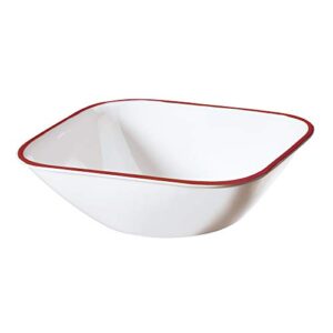 corelle boutique square bowl kyoto leaves 22oz (650ml) 6 pack