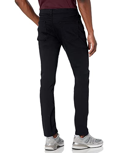 Amazon Essentials Men's Skinny-Fit Stretch Jean, Black, 35W x 32L