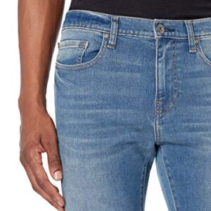 Amazon Essentials Men's Skinny-Fit Comfort Stretch Jean (Previously Goodthreads), Light Blue Broken-in, 30W x 29L