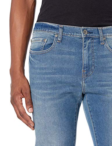 Amazon Essentials Men's Skinny-Fit Comfort Stretch Jean (Previously Goodthreads), Light Blue Broken-in, 30W x 29L