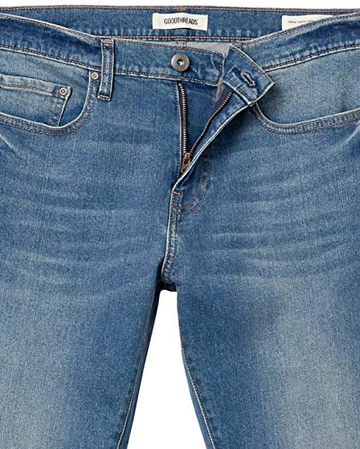 Amazon Essentials Men's Skinny-Fit Comfort Stretch Jean (Previously Goodthreads), Light Blue Broken-in, 30W x 29L