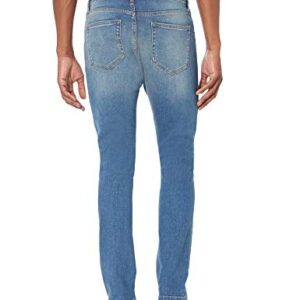 Amazon Essentials Men's Skinny-Fit Comfort Stretch Jean (Previously Goodthreads), Light Blue Broken-in, 30W x 29L