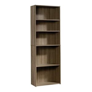 sauder beginnings 5-shelf bookcase, summer oak finish