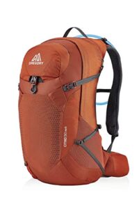 gregory mountain products men's citro 30 h2o hydration backpack, spark orange, one size