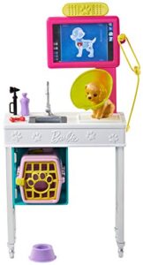 barbie career places playsets - pet vet office, multi