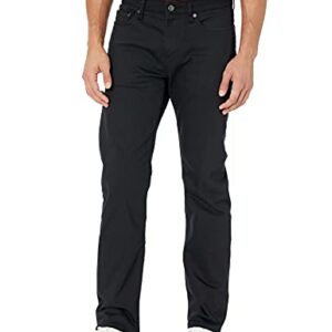 Amazon Essentials Men's Straight-Fit Stretch Jean, Black, 33W x 28L