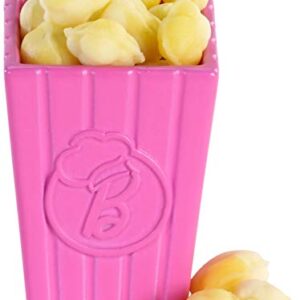 Barbie Cooking & Baking Accessory Pack with Popcorn-Themed Pieces, Including T-Shirt for Doll, Popcorn Machine Mold & Container of Molded Dough, Ages 4 Years Old & Up, Multi