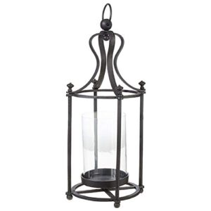 raz imports winter botanicals 24" hanging lantern