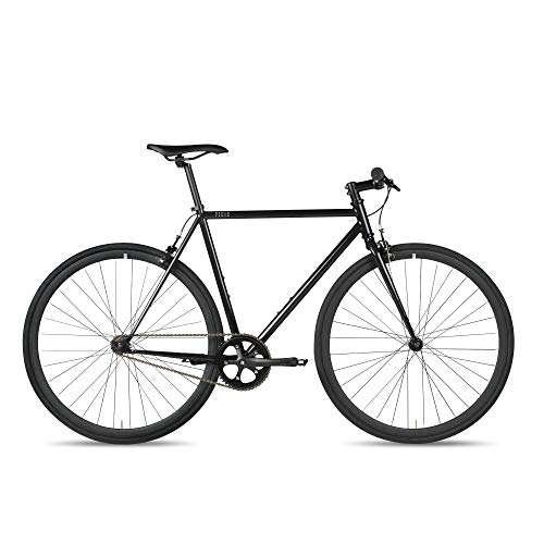 6KU Fixed Gear Single Speed Urban Fixie Road Bike, Slate XL/58cm