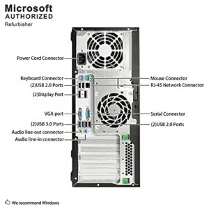 Fastest hp Desktop Business Tower Computer PC (Intel Ci5-4570, 16GB Ram, 2TB HDD + 120GB SSD, Wireless WiFi, Display Port, USB 3.0) Win 10 Pro (Renewed)