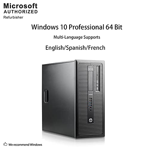 Fastest hp Desktop Business Tower Computer PC (Intel Ci5-4570, 16GB Ram, 2TB HDD + 120GB SSD, Wireless WiFi, Display Port, USB 3.0) Win 10 Pro (Renewed)