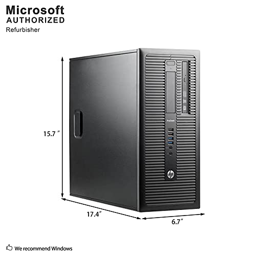 Fastest hp Desktop Business Tower Computer PC (Intel Ci5-4570, 16GB Ram, 2TB HDD + 120GB SSD, Wireless WiFi, Display Port, USB 3.0) Win 10 Pro (Renewed)