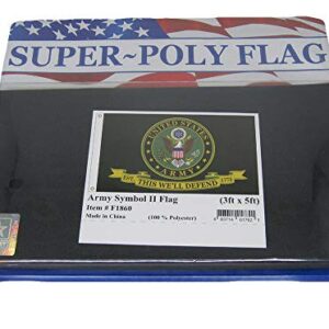 Trade Winds 3x5 U.S. Army Flag This We'll Defend Black Symbol II 150D Poly Flag 3'x5' F1860 Fade Resistant Premium