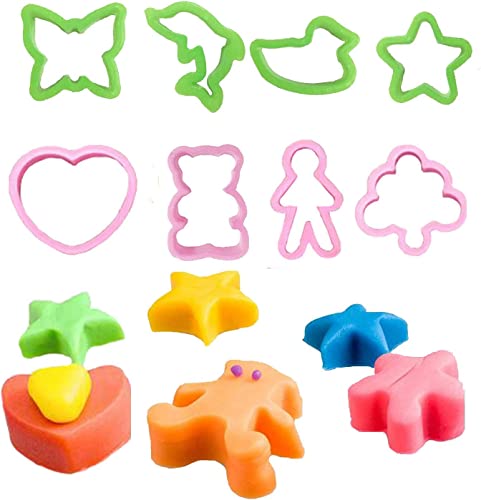 Ywong Dinosaur Dough Tool Kit Play Dough tools Set in Various Animal Molds for Creative Dough Cutting