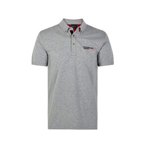 porsche motorsport men's gray polo (s)