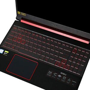 keyboard cover for acer nitro 5 & predator helios 300 gaming, 2023 nitro 16/nitro 17, nitro 5 an515-58/57/56/54/55/45/43/44 an517-54/53/51/52, predator helios ph315-55/54/53/52 ph317-53/54, nitro 7