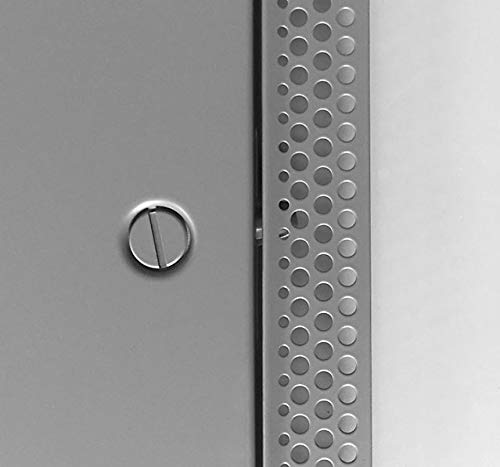 Access Door 10" X 10" Steel Access Panel Door with Plaster Bead Frame for Wall/Ceiling Application with Slotted Lock - [Outer Dimensions: 11" Width X 11" Height]