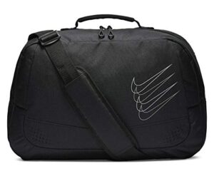 nike run minimal duffel 21 l, unisex adult, black, ns